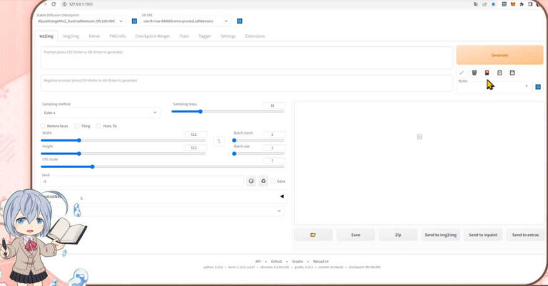 【LoRA】画像生成AIの追加学習データの使い方。StableDiffusionWebUI 導入・設定方法。[automatic1111]nikkeのアリス風(Alice)イラストを作ってみる ...