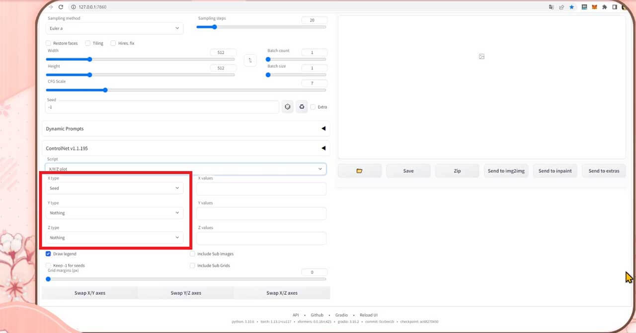 【X/Y/Z plot】使い方。プロンプトや設定を調整し比較してみよう！画像生成AIイラストStableDiffusionWebUI/AUTOMATIC1111 | なぎのブログと ...