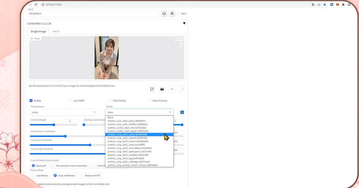 【img2img ×ControlNet】inpaintで一部の色や、絵柄を変更するやり方。画像生成AIイラストを修正StableDiffusionWebUI[automatic1111 ...