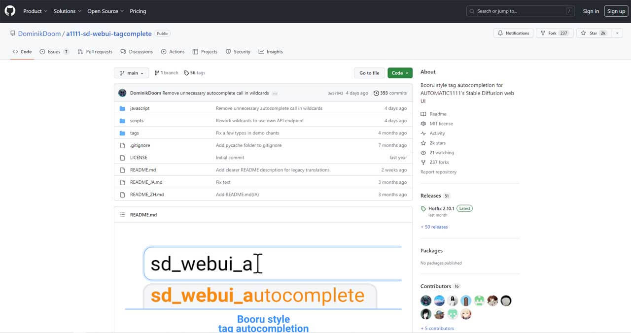 【Tag complete】プロンプトのコツを掴める入力補助機能。導入・設定方法・使い方を紹介！画像生成AI/StableDiffusion WebUI/AUTOMATIC1111 | なぎの ...